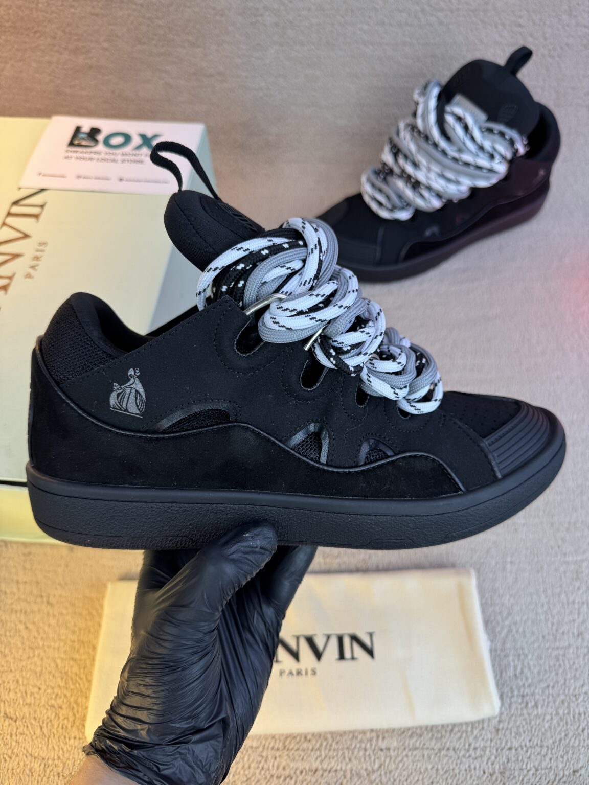 Lanvin Curb Sneakers ‘Black’ – boxsneakers
